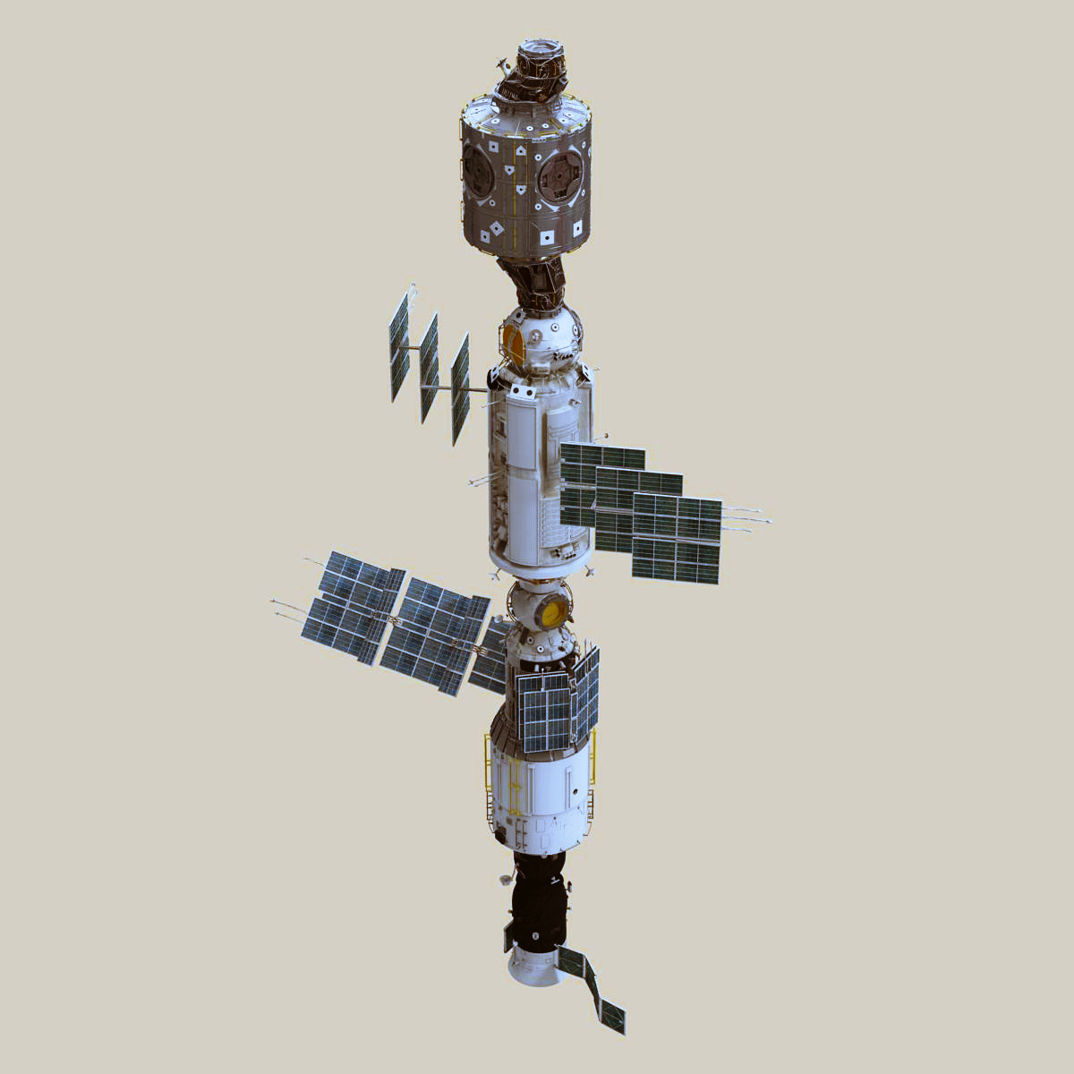 3d international space station iss