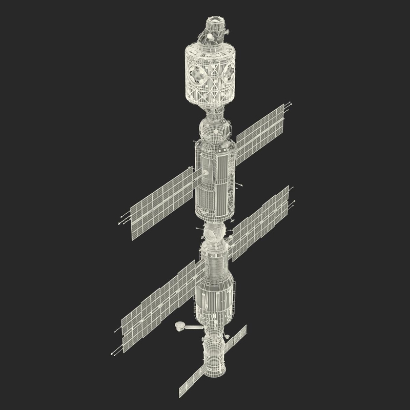 3d international space station iss