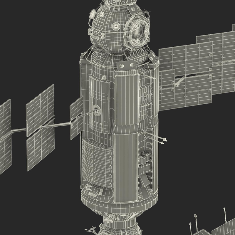 3d international space station iss