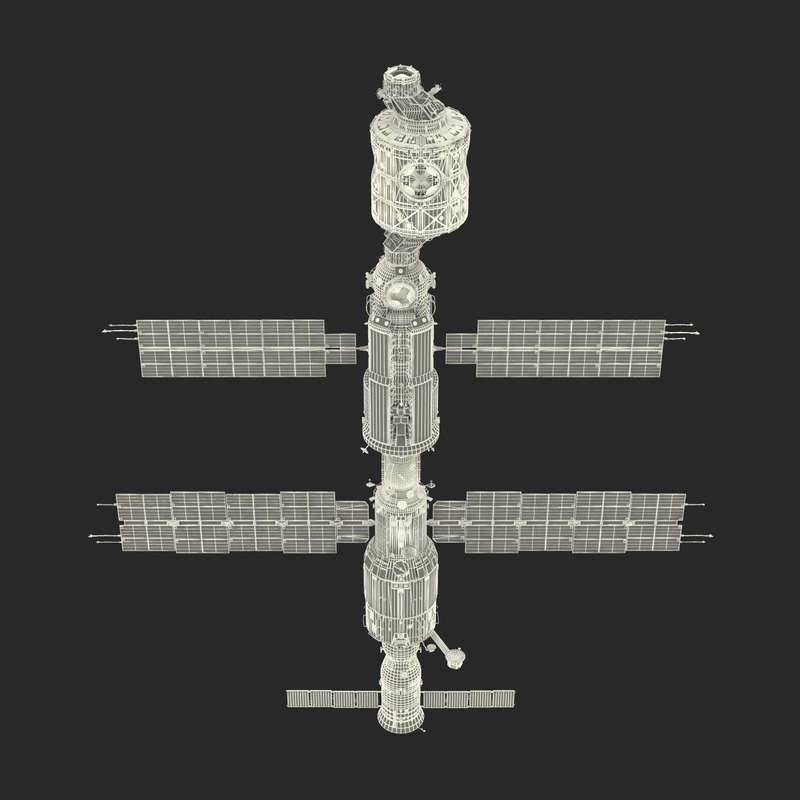 3d international space station iss