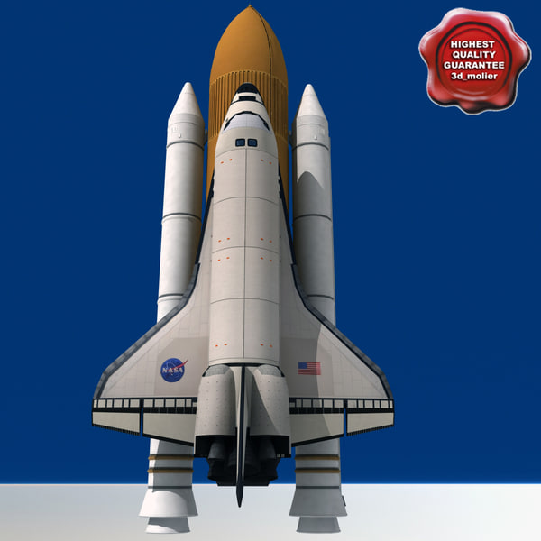3d model space shuttle