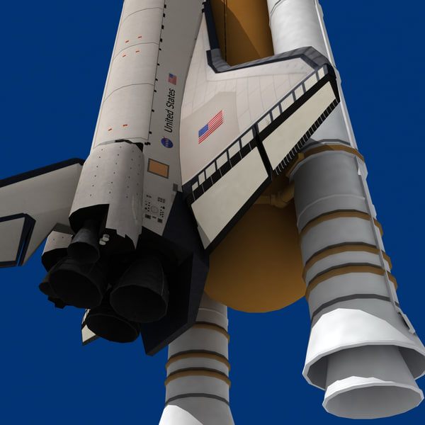 3d model space shuttle