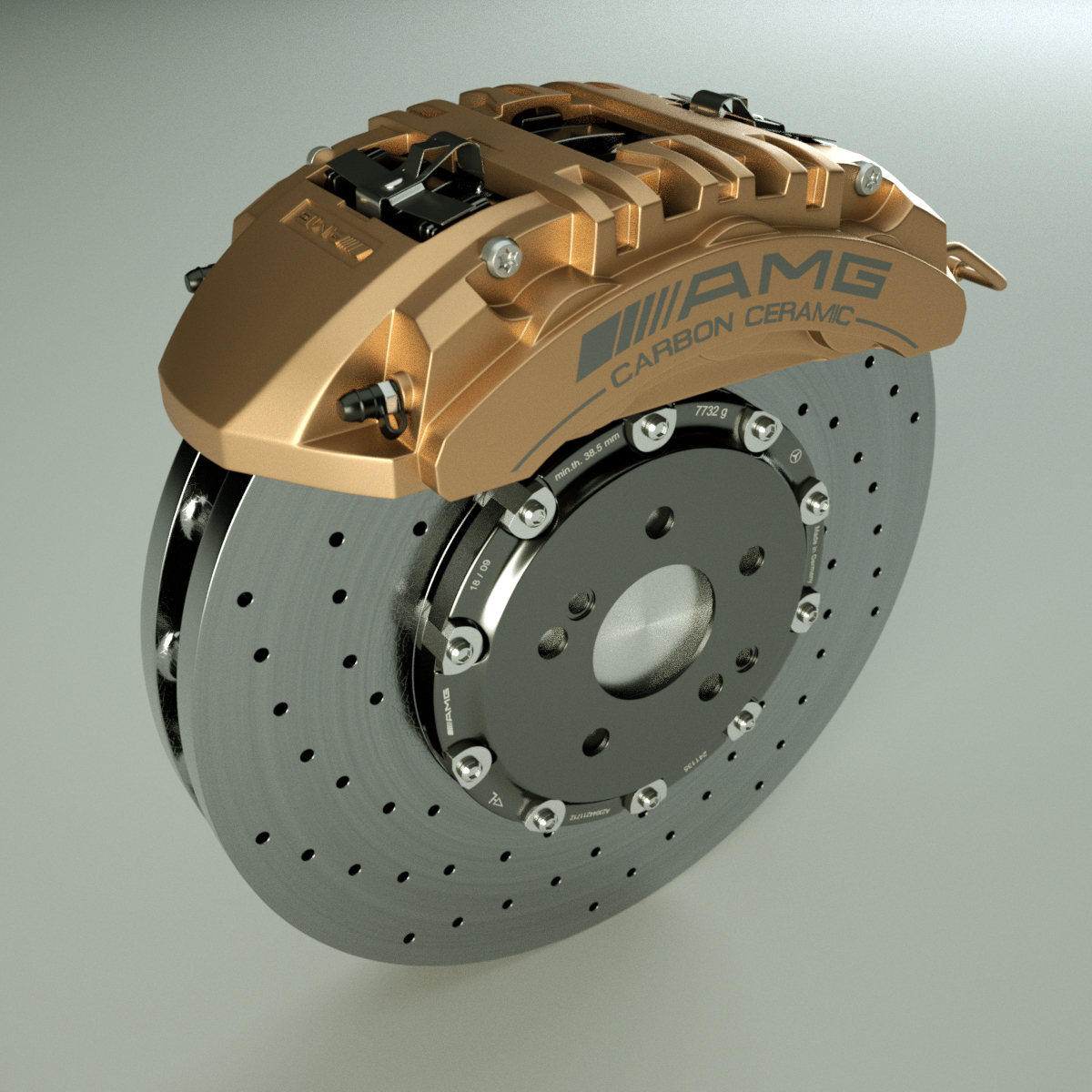 max amg carbon ceramic brake