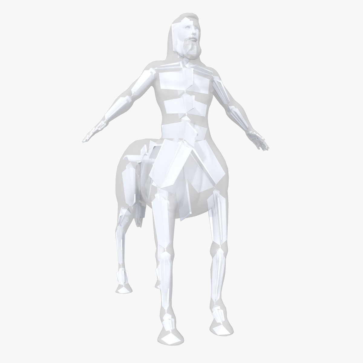 3d greek centaur model