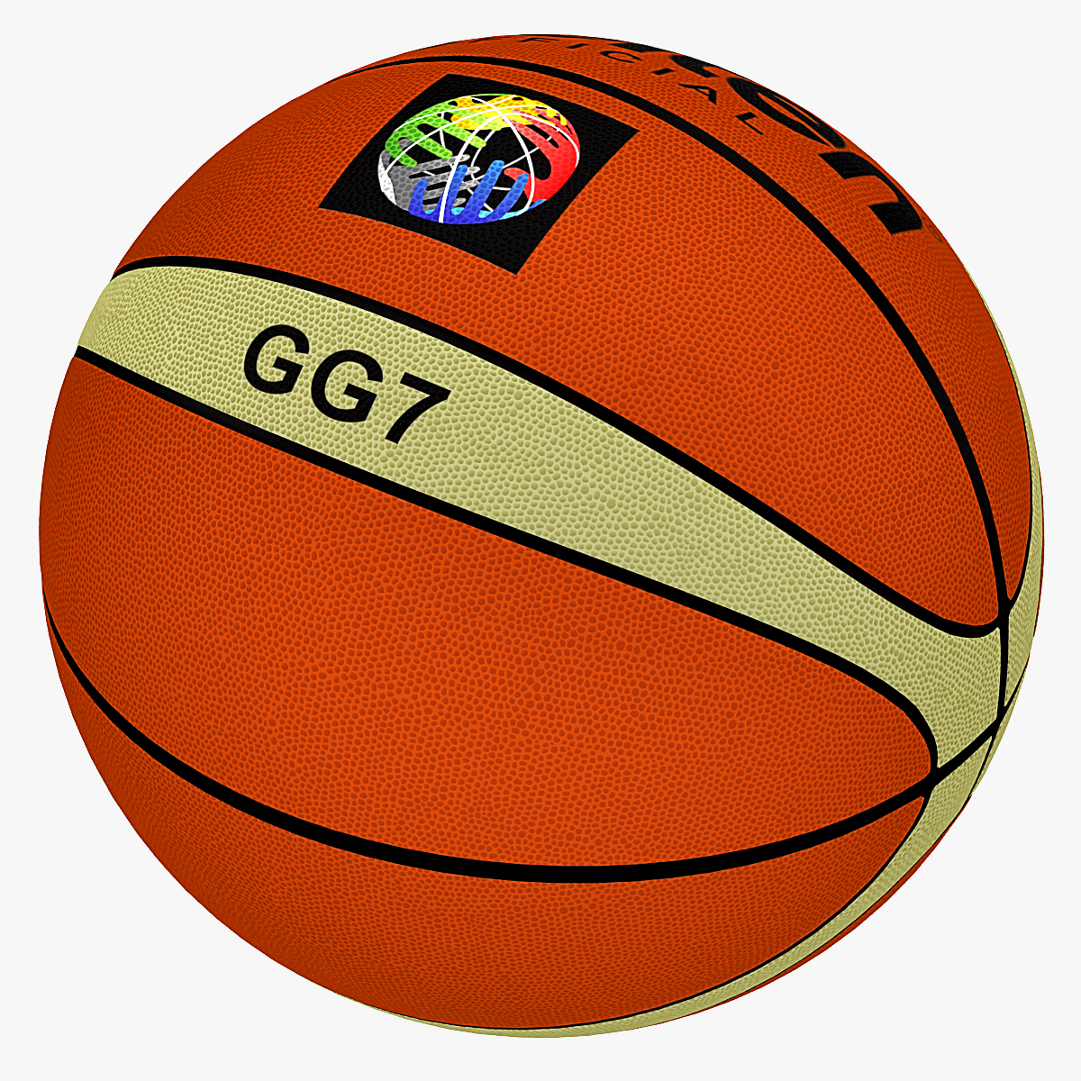 free obj model basketball ball