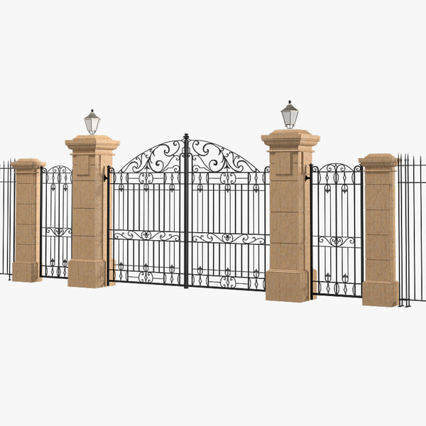 max classic carved gate entarance