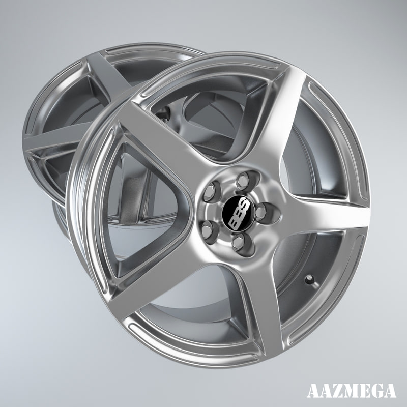 high-poly rim bbs rd19 3d model