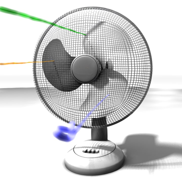fan wind 3d model