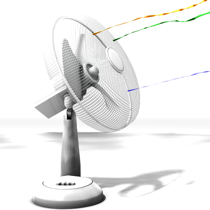 fan wind 3d model