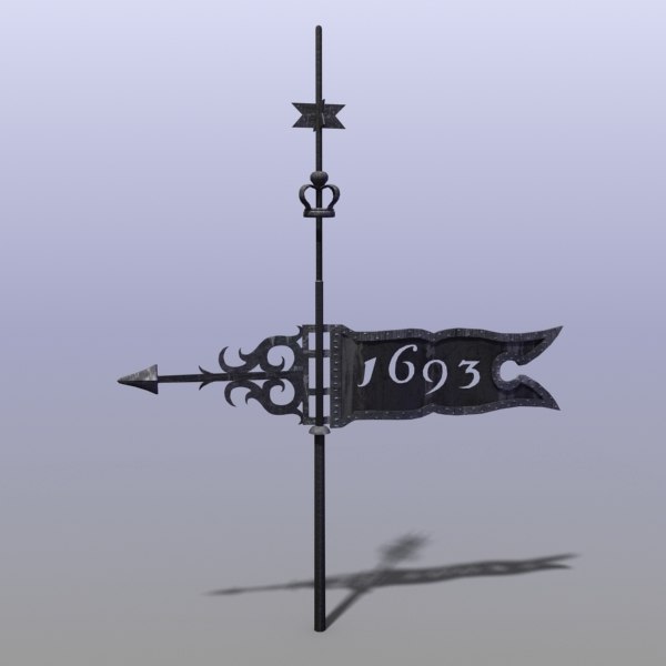 weather vane 3d model