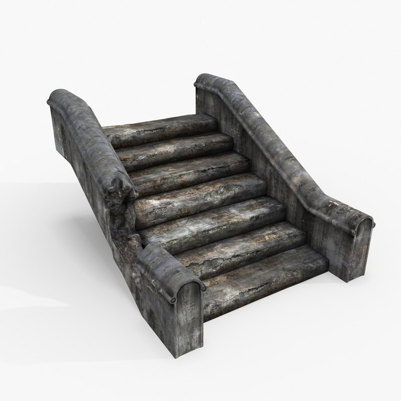 realistic stairs 3ds