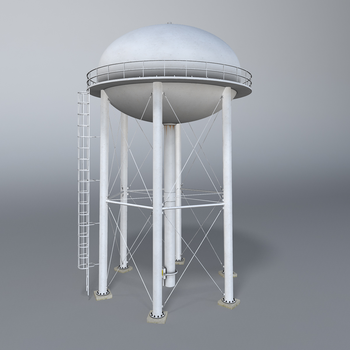 3d model water tower