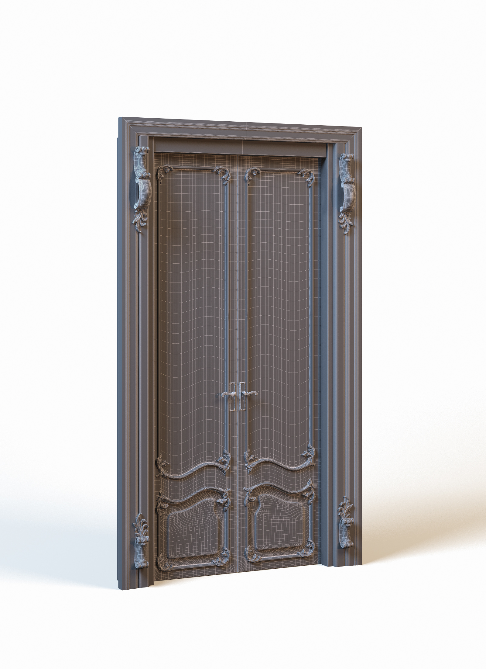 classic doors 3d max