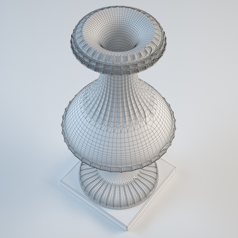 3d vase classical