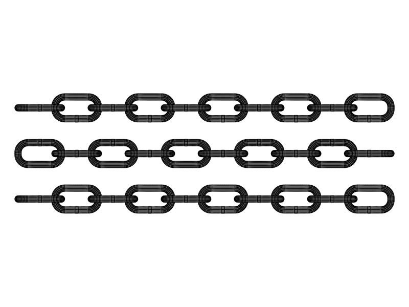 3d model chain set