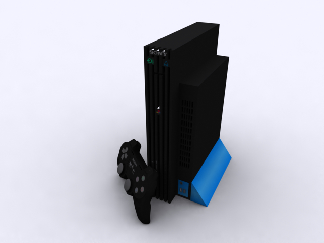 3d model sony playstation 2