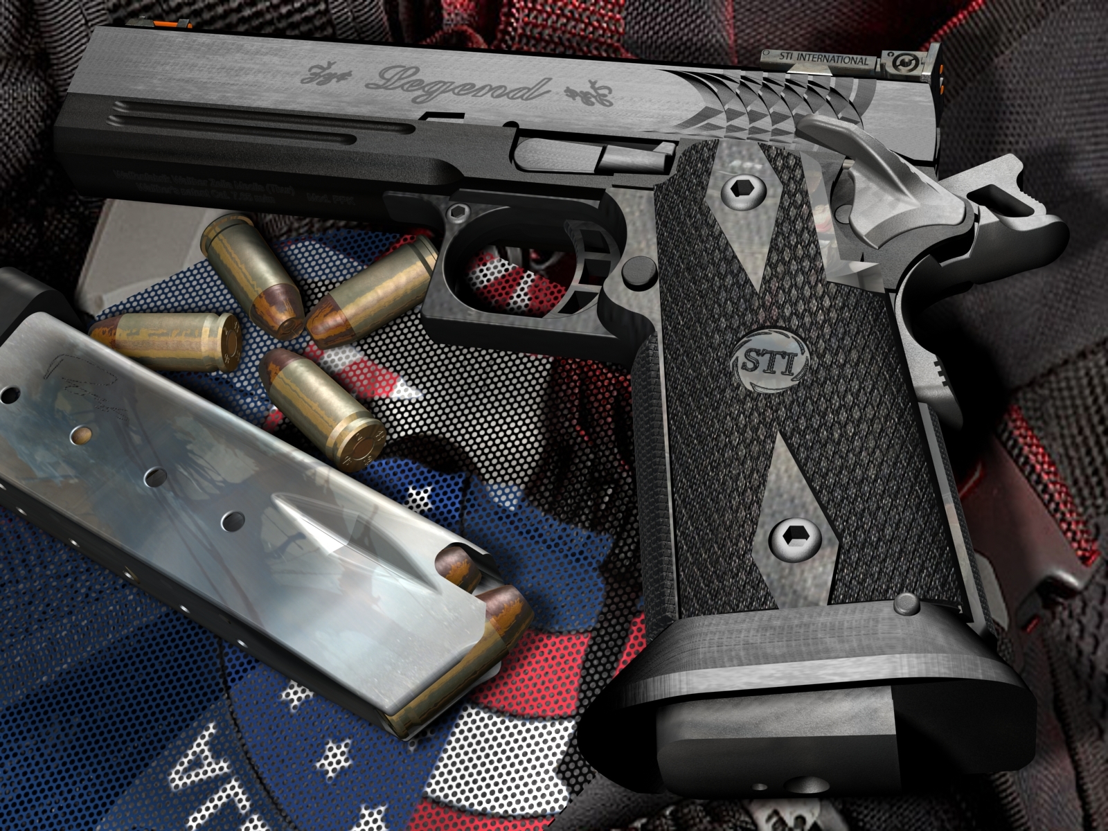 3dsmax sti legend ipsc pistol weapons