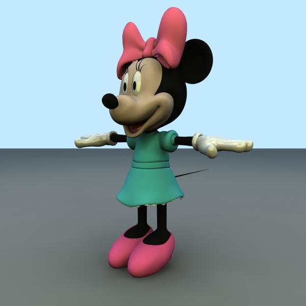 3d minnie mouse