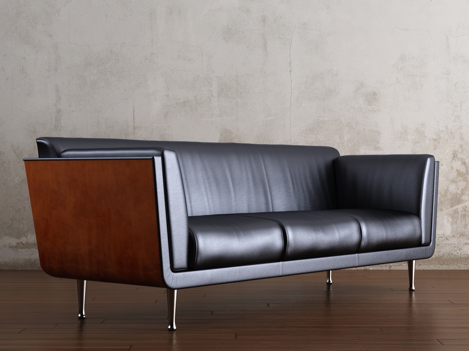 herman miller goetz sofa 3d fbx
