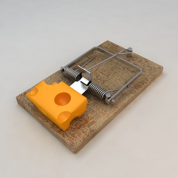 trap rat 3d model