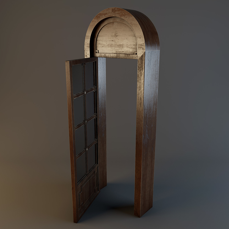 3d model door