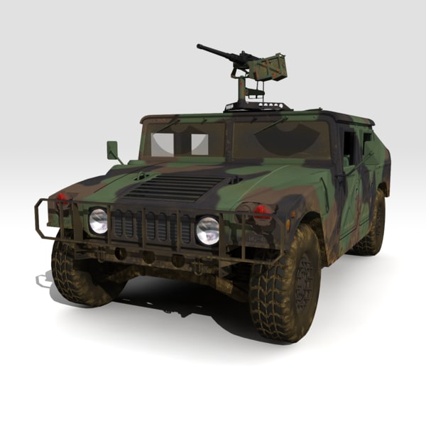 3d humvee model