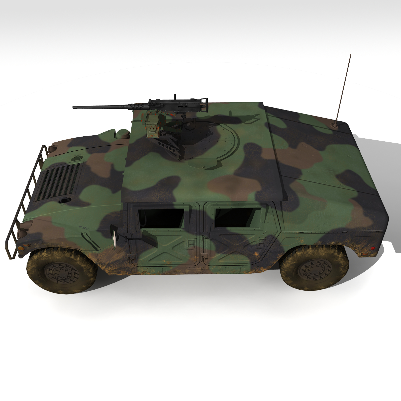 3d humvee model