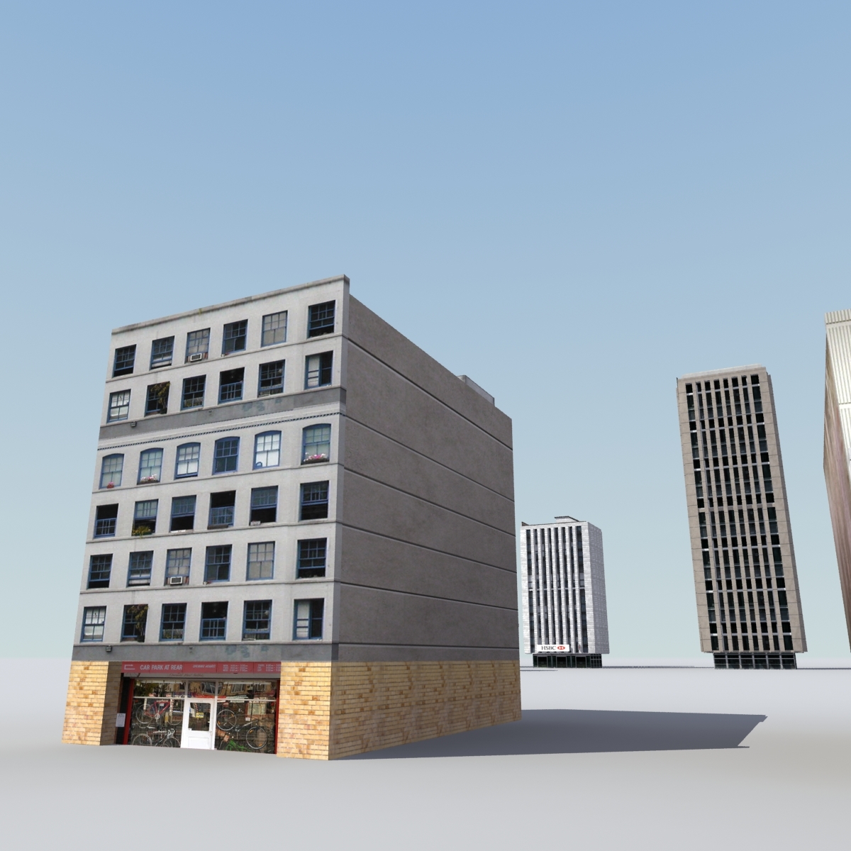 20 city buildings skyscrapers 3d 3ds