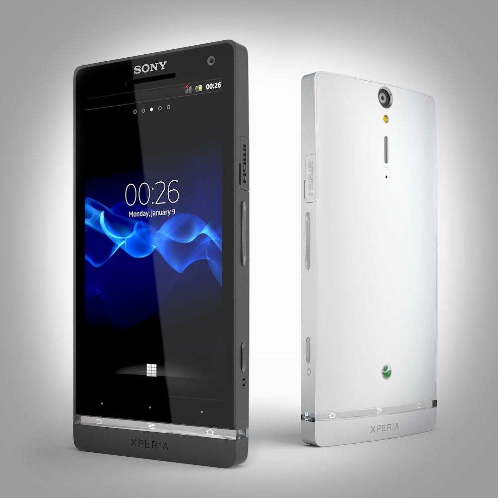 3d model android phone sony xperia