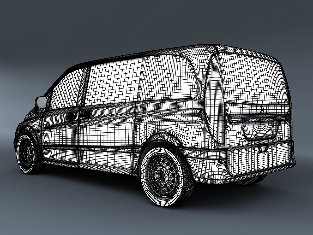 mercedes vito vans 3d model