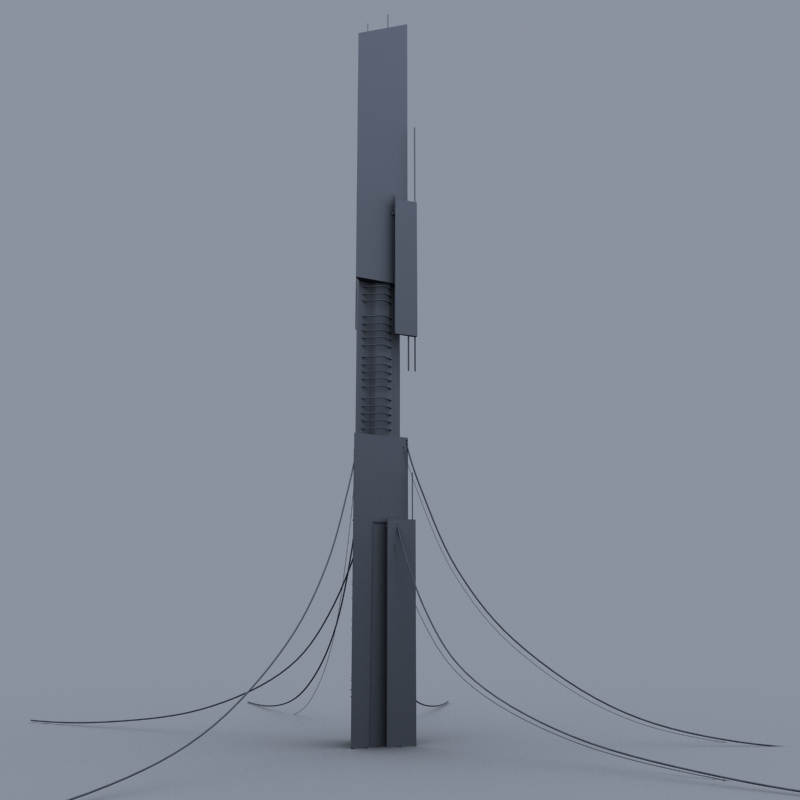 free combine citadel hl2 3d model