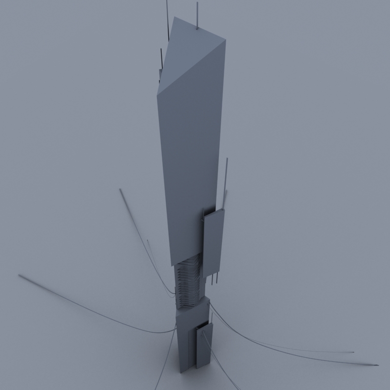 free combine citadel hl2 3d model