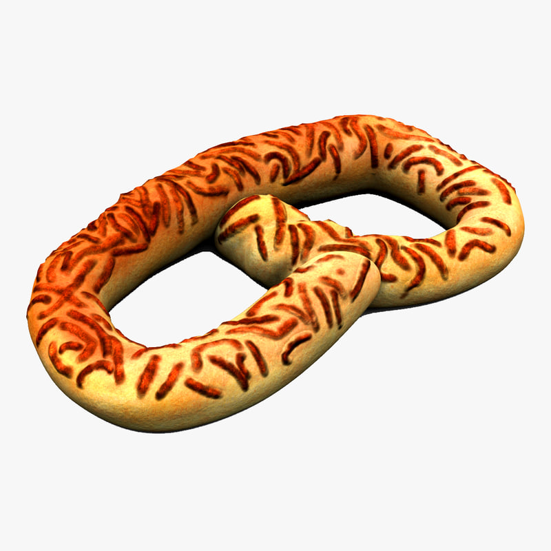big pretzel 3d model