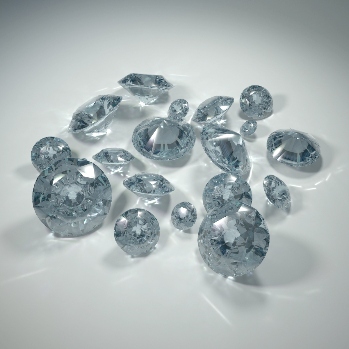 3d diamond model