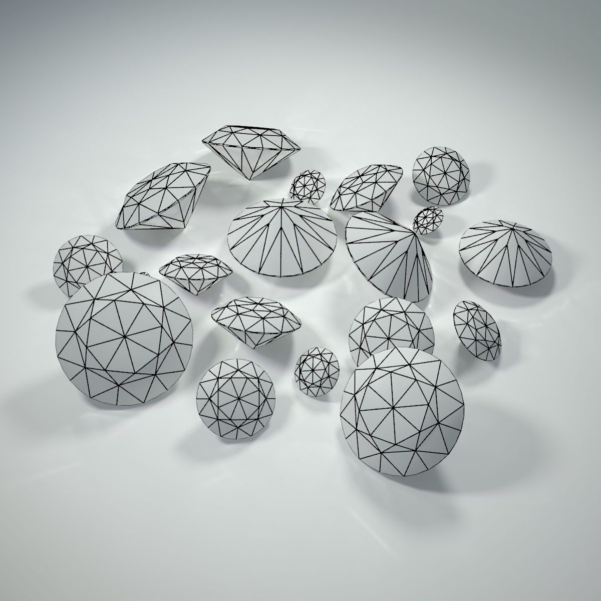 3d diamond model