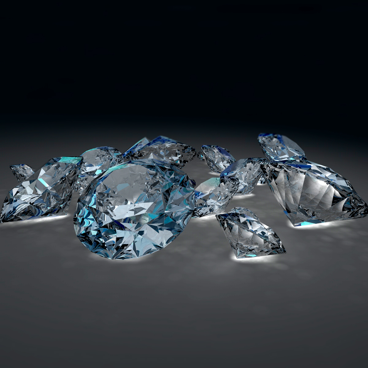 3d diamond model
