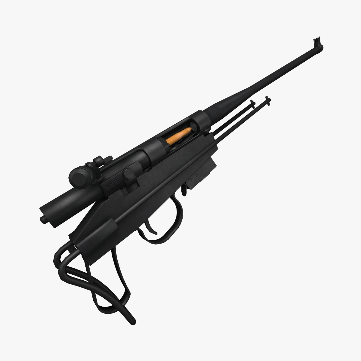 3ds max m4 survival rifle