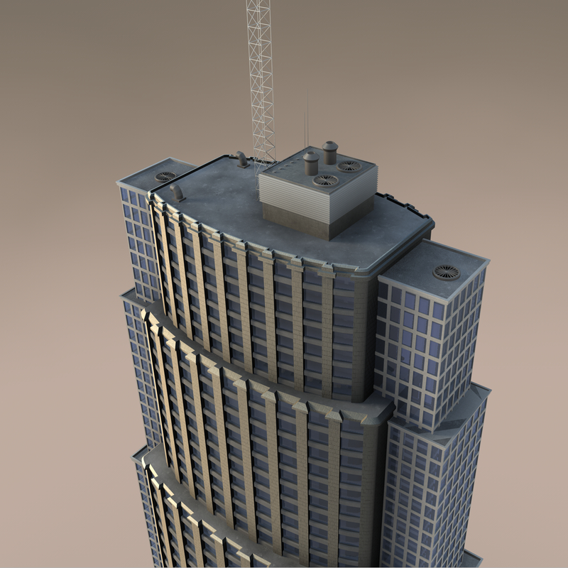 cinema4d sky scraper skyscraper