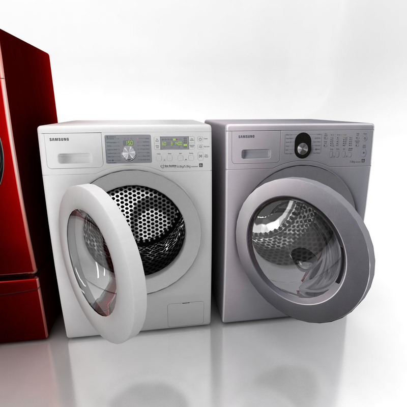 washing machines 3ds