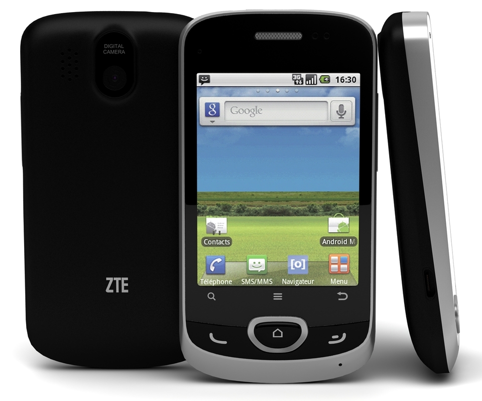 3dsmax zte racer ii smartphone