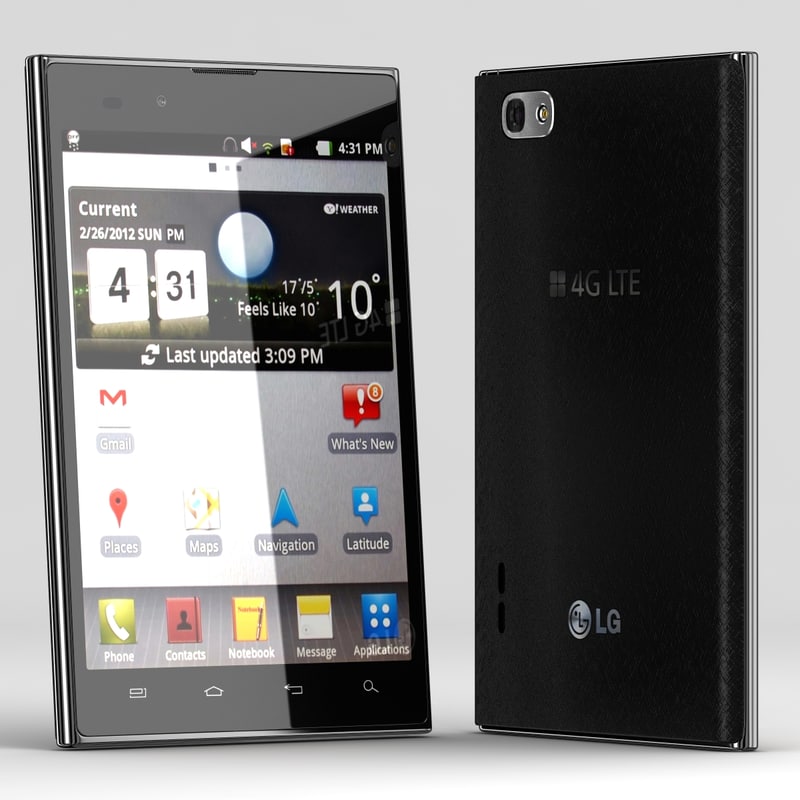 3d lg optimus vu