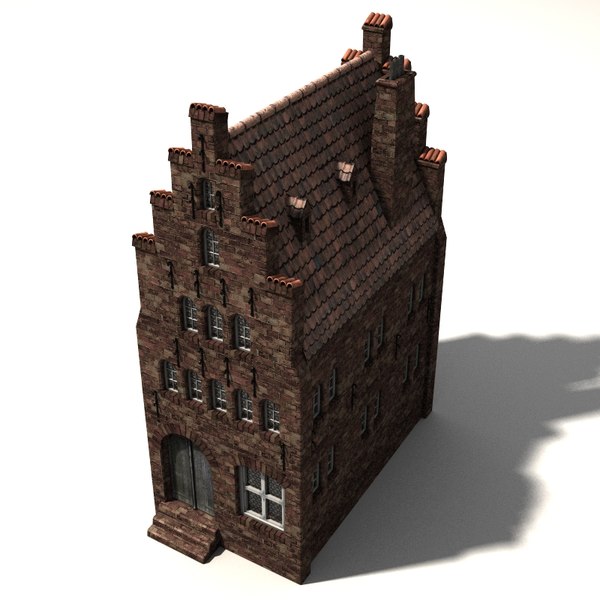 gothic house 3d model