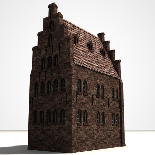 gothic house 3d model