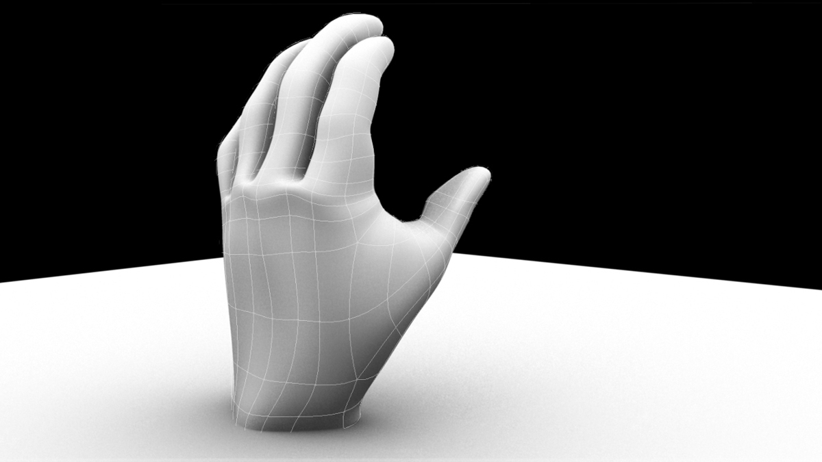 maya hand base