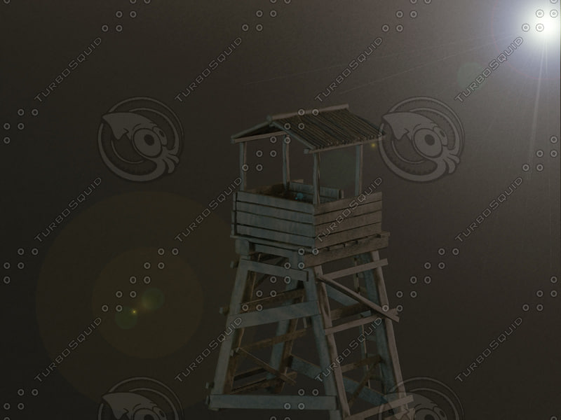 3d wood tower