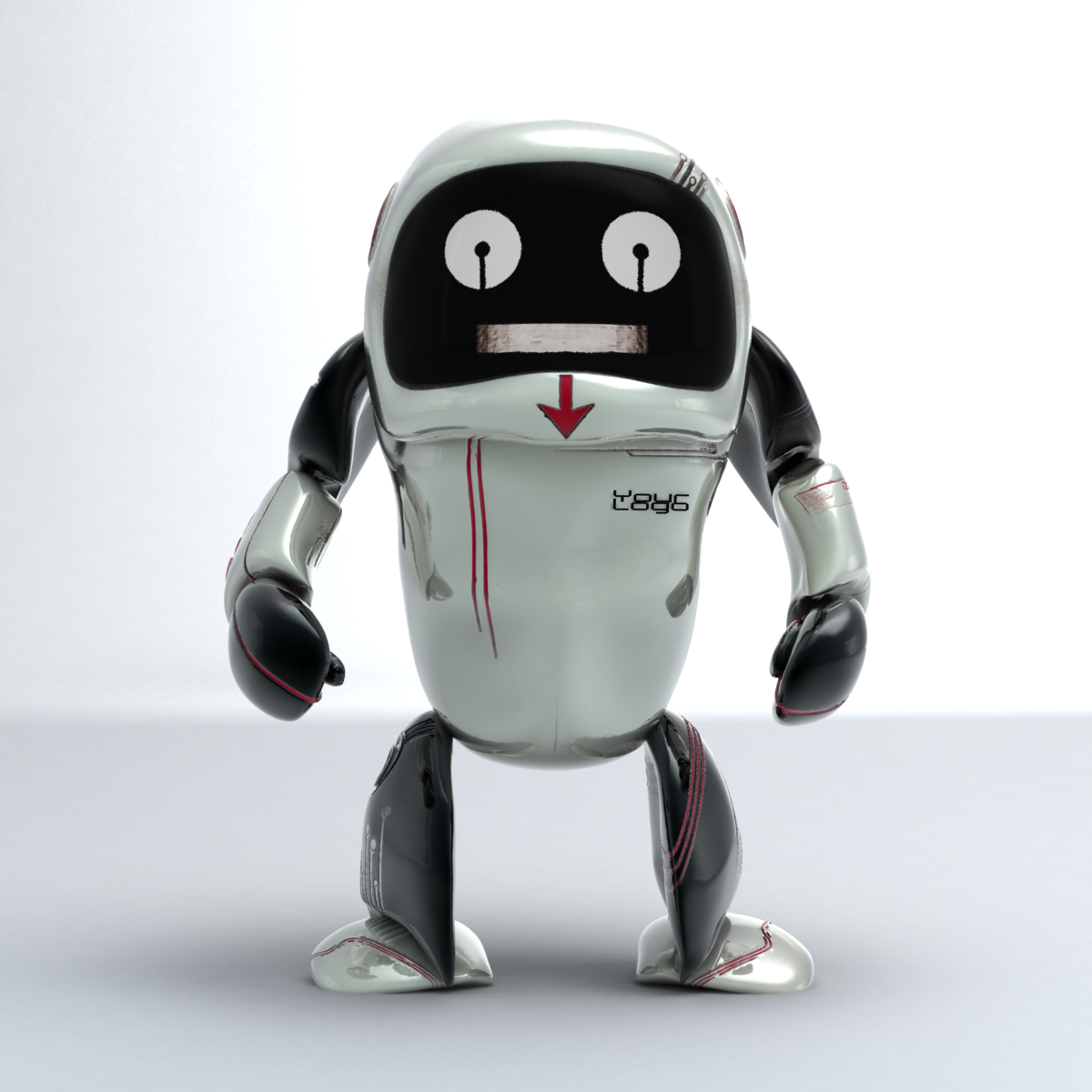 3d robot modeled