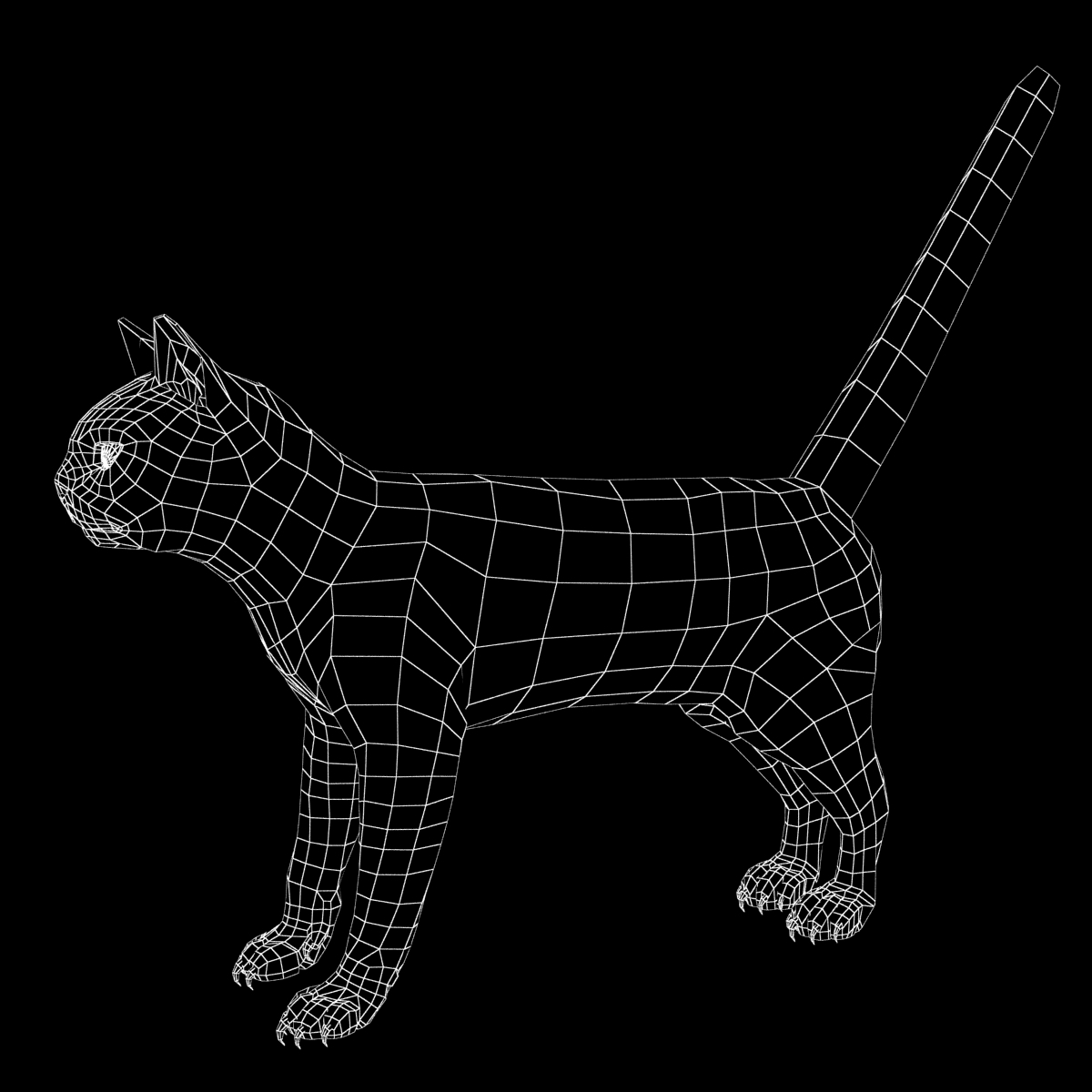 cat rigging obj