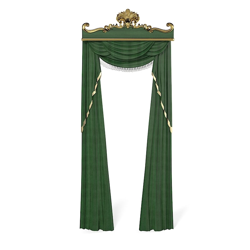 3d curtains classic model