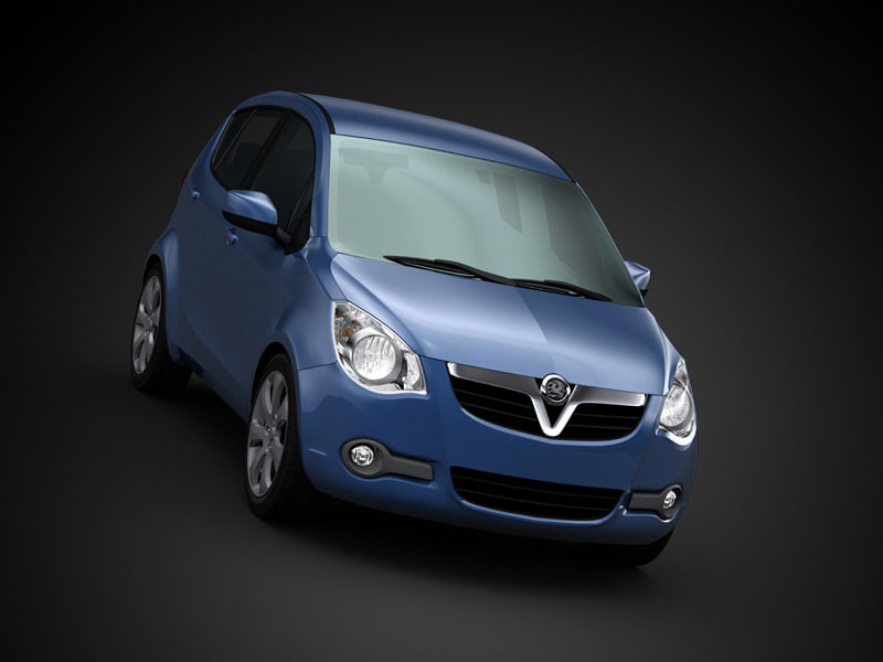 3d vauxhall agila