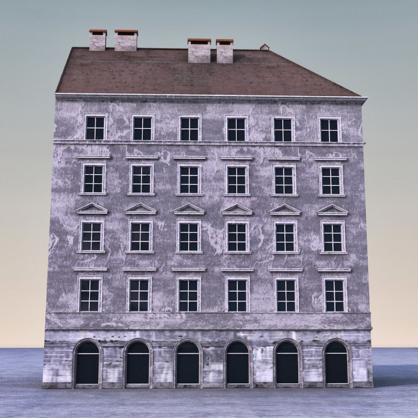 3d building european europe